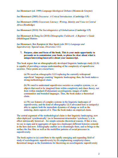 Book proposals: two examples – Ctrl+Alt+Dem